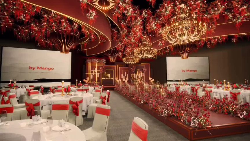 分享简单低预算宴会设计,酒店婚礼堂超低预算首选#设计师