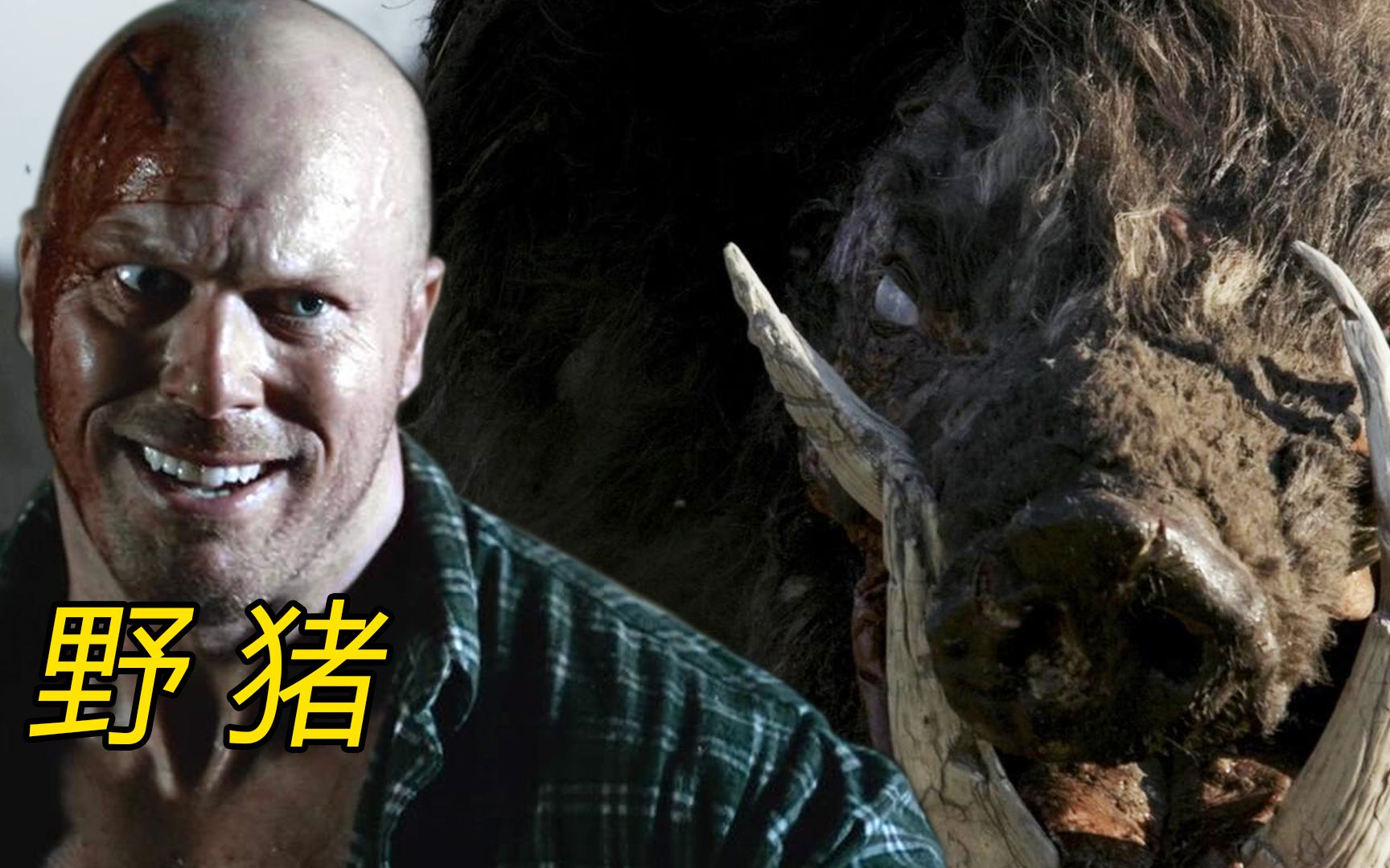 ...的巨人能打败1000公斤的巨型野猪吗?巨型野猪能一下撞翻小汽车,皮...