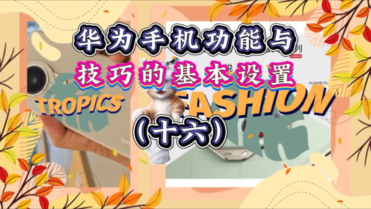 华为手机的基本设置——生物识别和密码(十六)