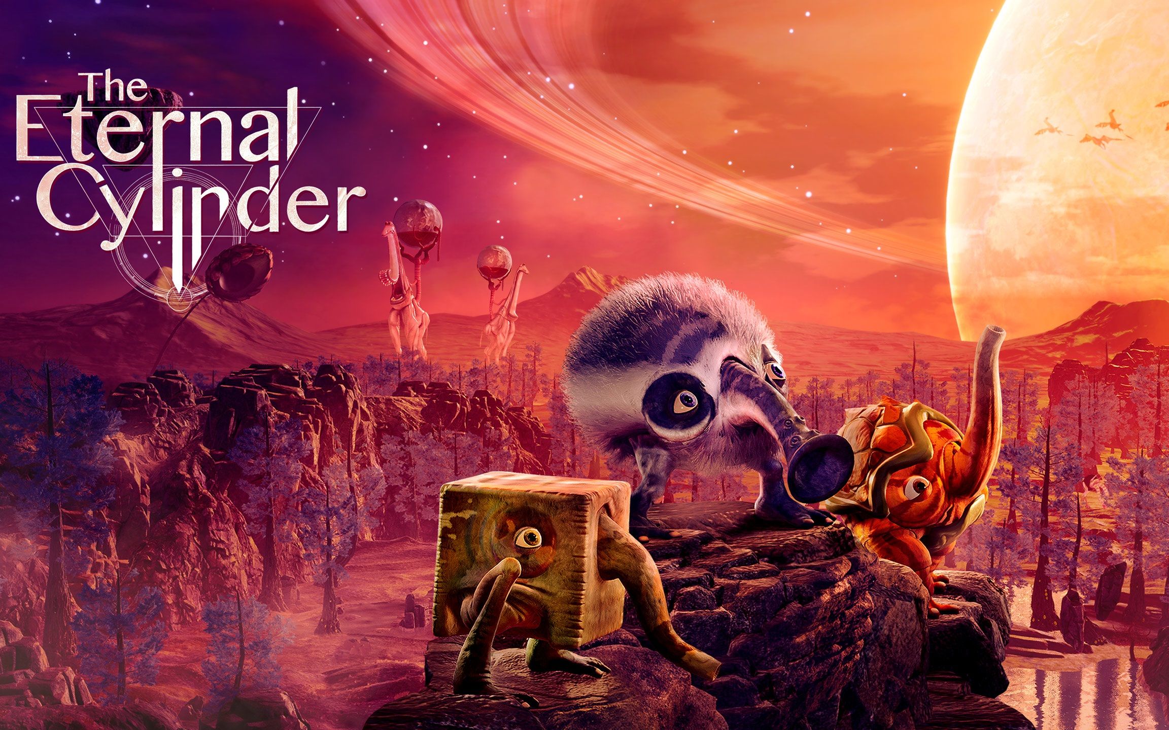 好评新游《永恒滚筒》中文试玩,“孢子”画风的生存冒险游戏来啦