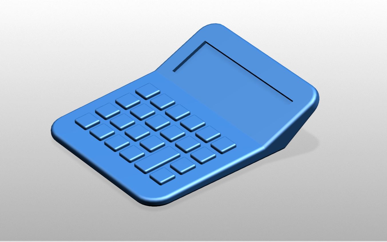 UG(NX)-第16期-产品造型绘制-计算器-【知行远-3D打印】