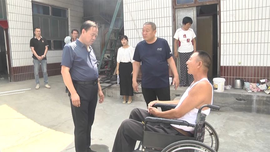 河津残联开展困难残疾人家庭无障碍改造检查督导工作