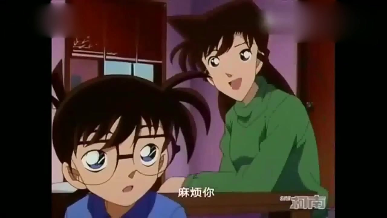 名侦探柯南:柯南在小兰房间,发现这个.