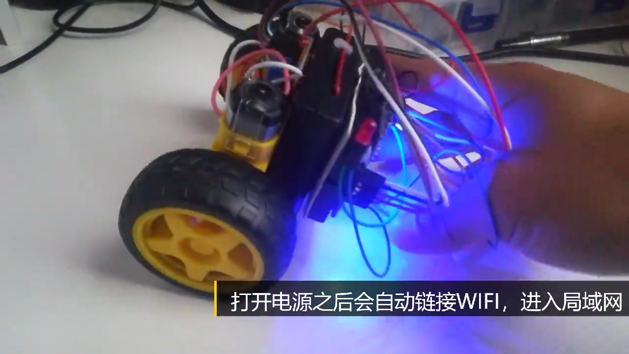 ESP8266开发版制作的半成品智能小车