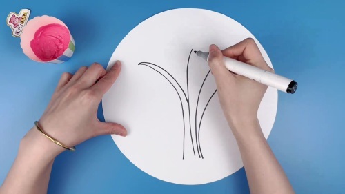 水粉画樱花树教程-简易的幼儿园手工