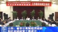 山东:省非公有制经济组织和社会组织党工委成立