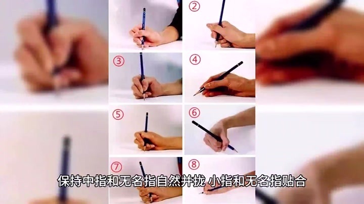 正确的握笔姿势是怎样的