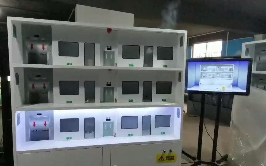 建筑楼宇火灾烟雾走势模拟演示系统_消防安全科普科教设备