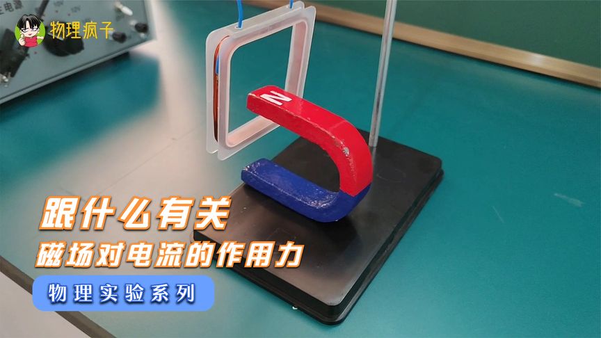 物理实验,磁场对通电导体的作用力跟哪些因素有关?这个视频里有