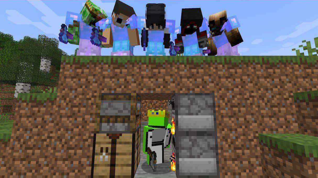 我的世界:Dream1V390分钟极限逃生_minecraft