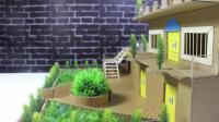 创意手工纸板DIY-如何用纸板制作漂亮的DIY小房子模型