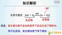 化学方程式的意义
