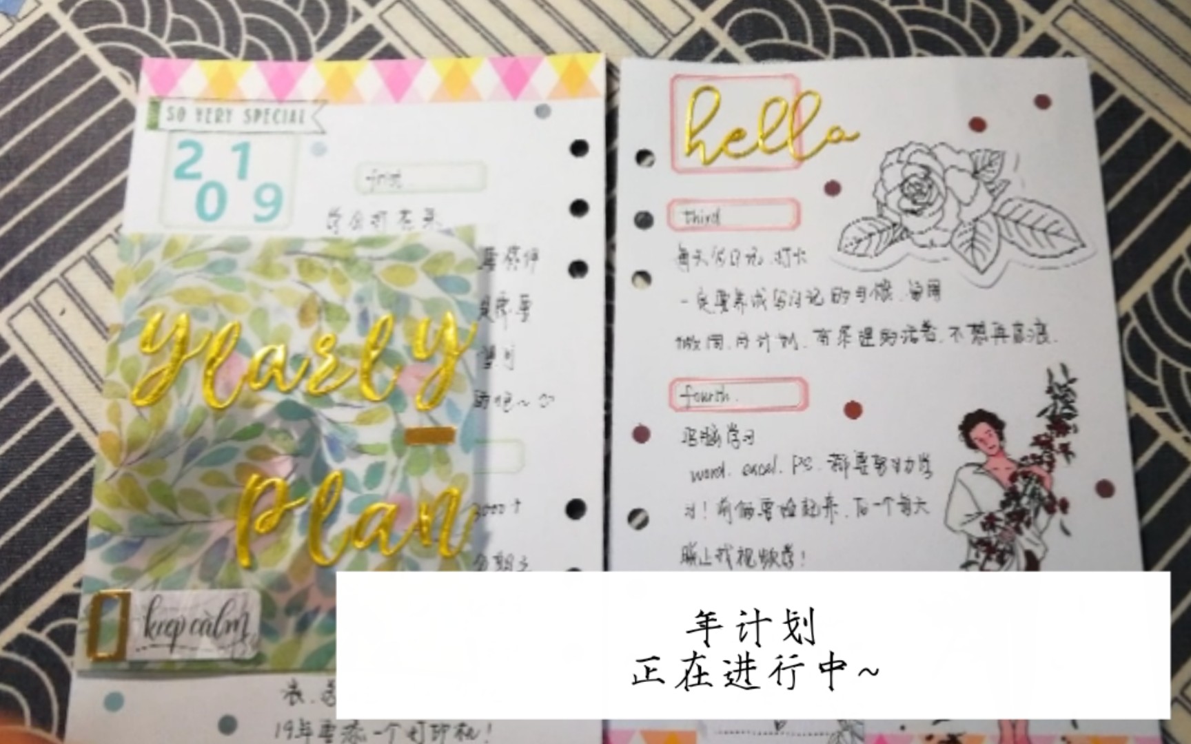 【年计划】第一次写年计划,规划性生活指日可待~