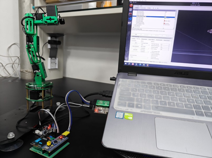 ...stm32和ros串口通信,利用moveit进行路径规划,将轨迹送给stm32执行,...