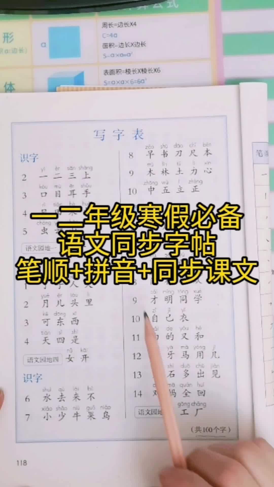 一二年级寒假,老师作业建议预习下册生字词语,所有的笔顺笔画都要.