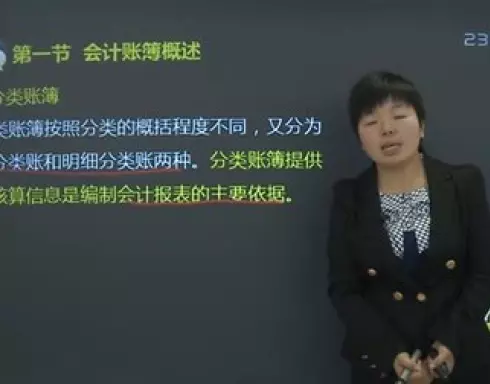 20第五章会计账簿：第一节会计账簿概述①