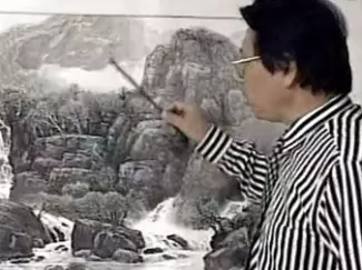 学画山水画技法-山石的画法3_王中年山水画基础知识