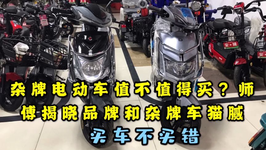 杂牌电动车值不值得买？师傅揭晓品牌和杂牌车猫腻，买车不买错