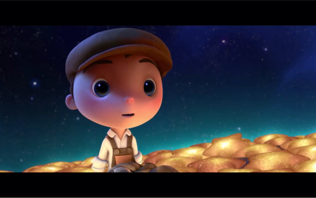 奥斯卡最佳动画提名短片《月神》,许个愿吧,给萌萌的小月神!