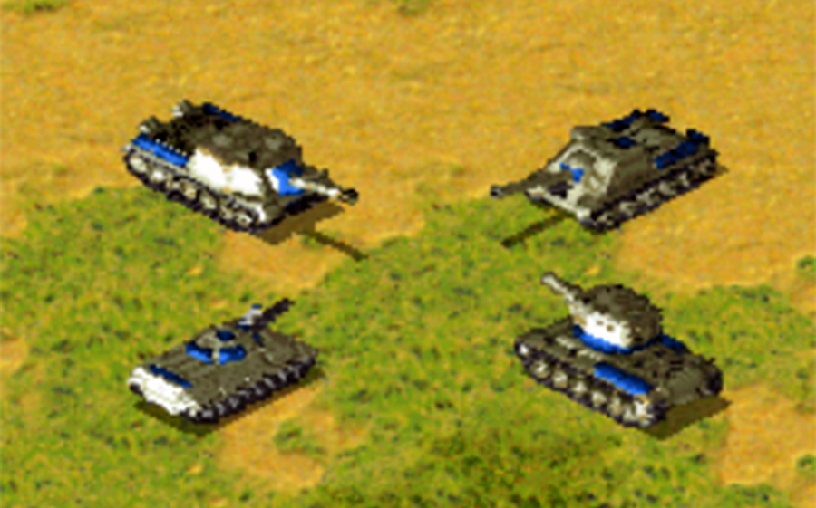 盘点本mod中的旧式武器。自制mod《红色警戒:世界战火》,特色单位...
