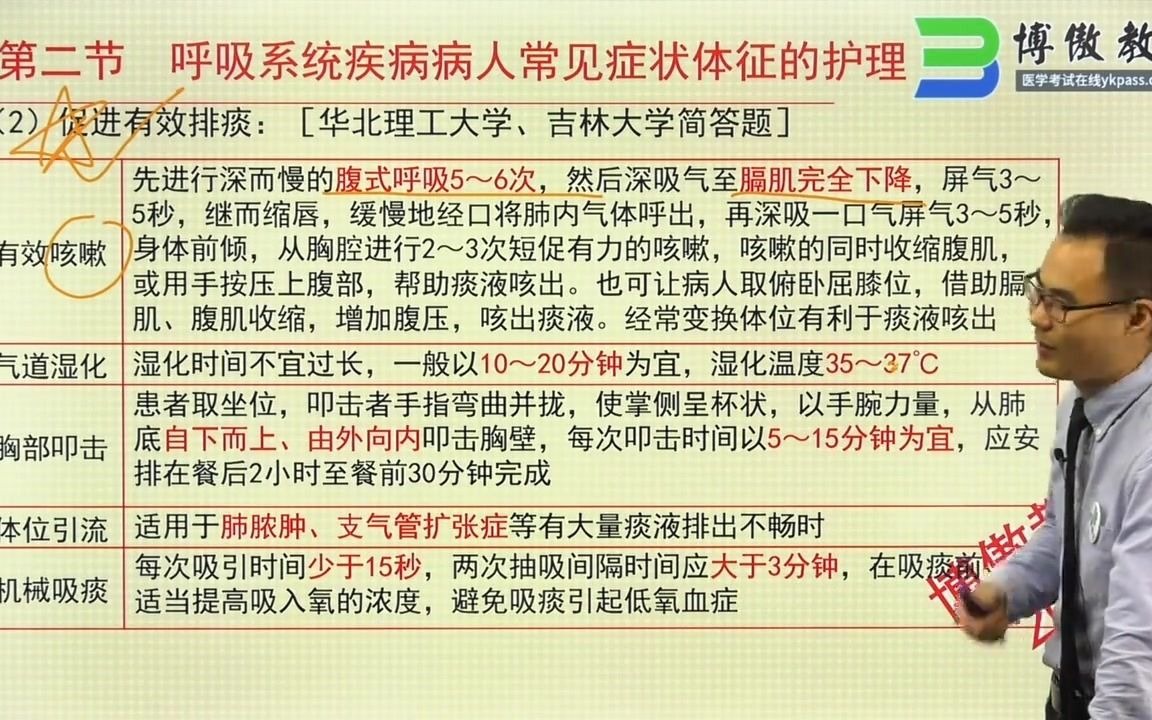 促进有效排痰的护理措施