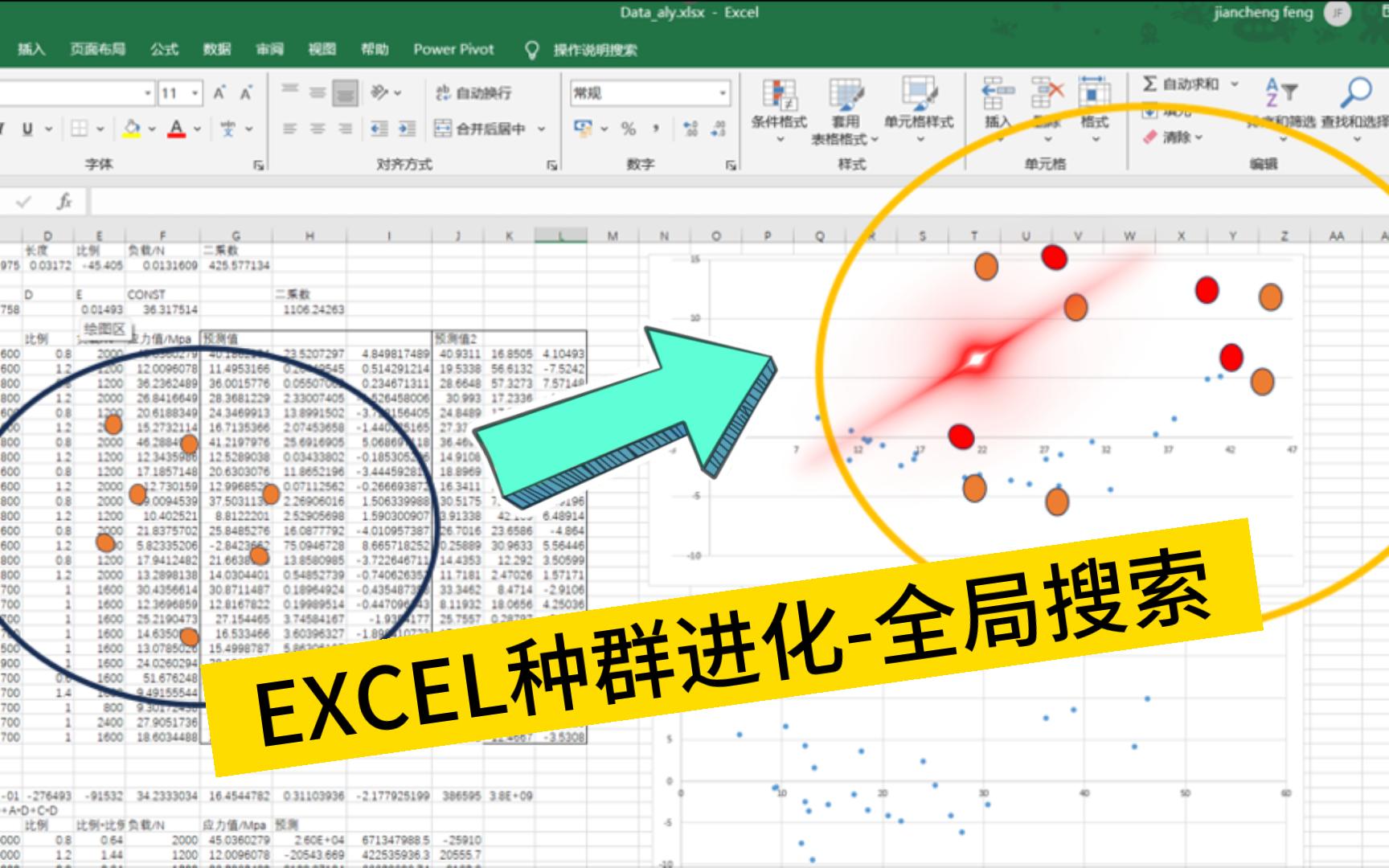 一个视频解锁你的EXCEL种群进化算法