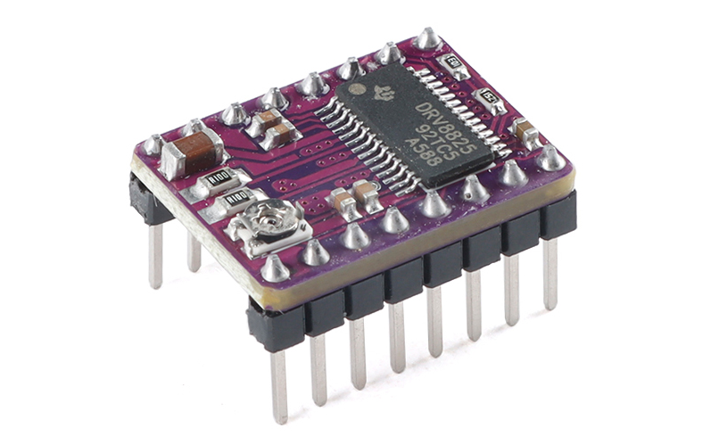 K_A07_003 基于STM32等单片机驱动DRV8825模块 按键控制步进...