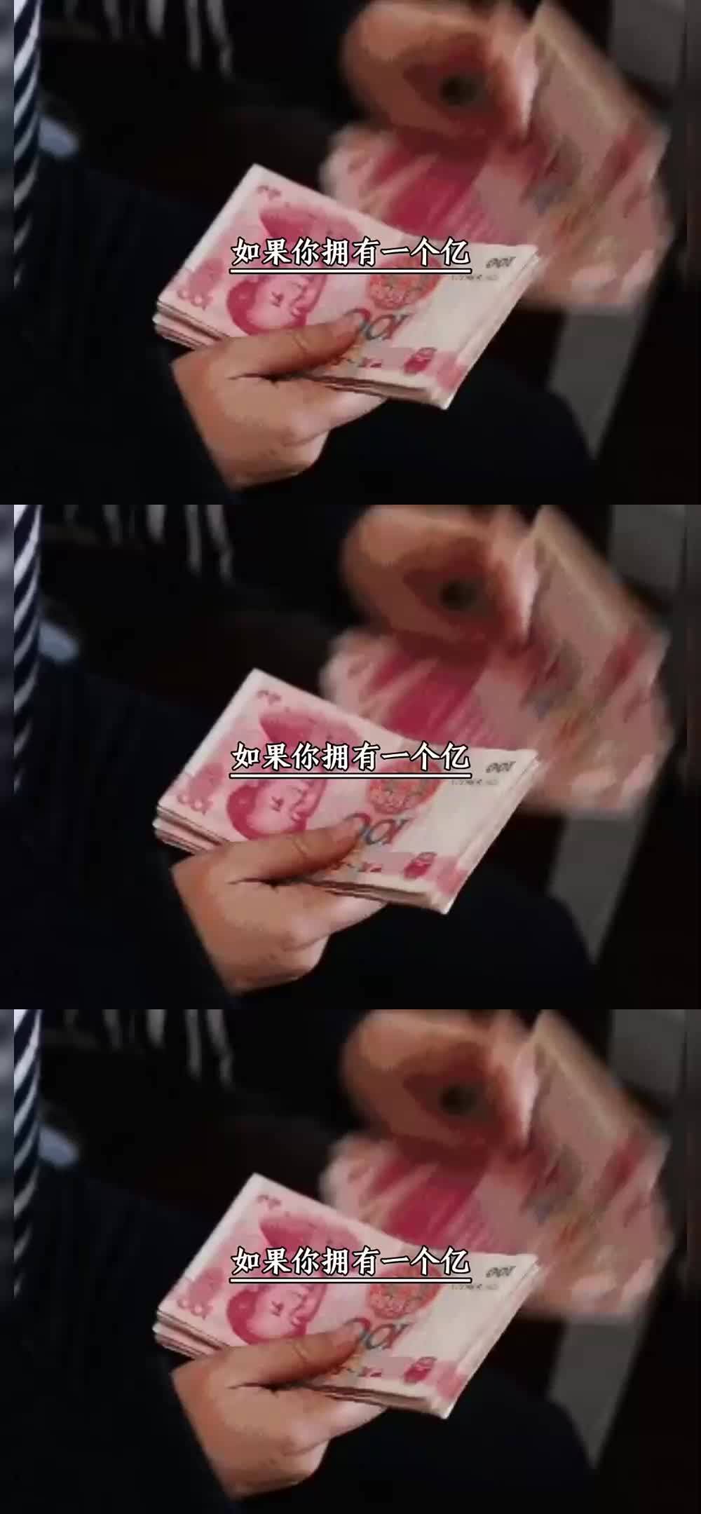 如果你拥有一个亿