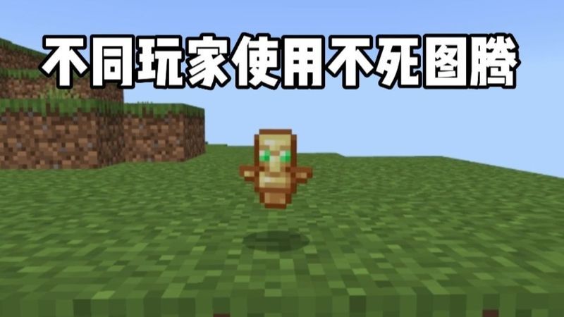 我的世界:不同玩家使用不死图腾