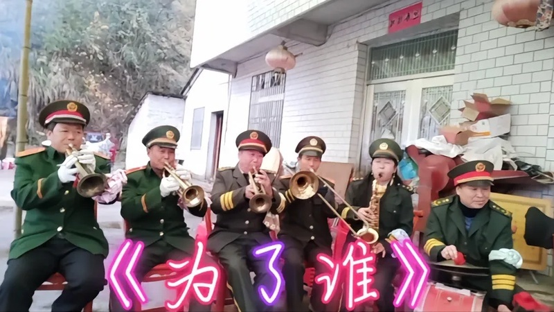 铜管乐器合奏《为了谁》好听极了