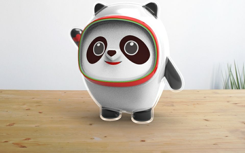 UG 冰墩墩 光栅建模