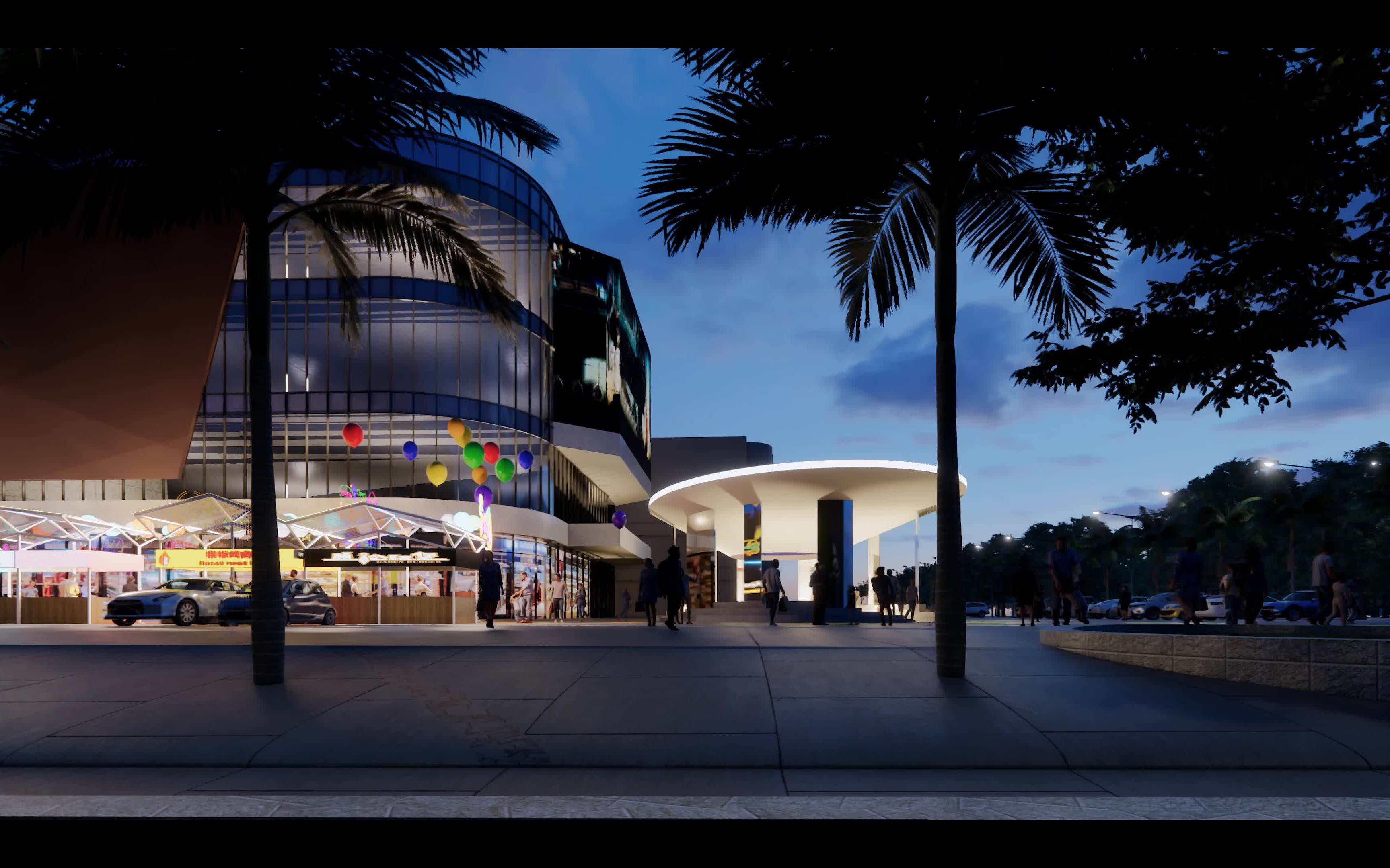 某商业街区设计ENSCAPE漫游