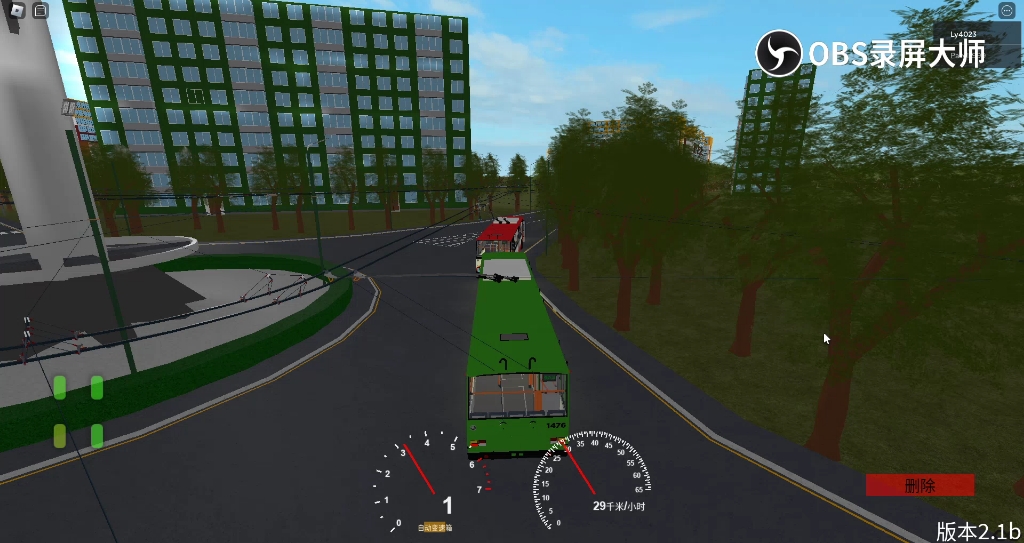 Roblox国际版,无轨电车403路,转盘连续“开字”分线