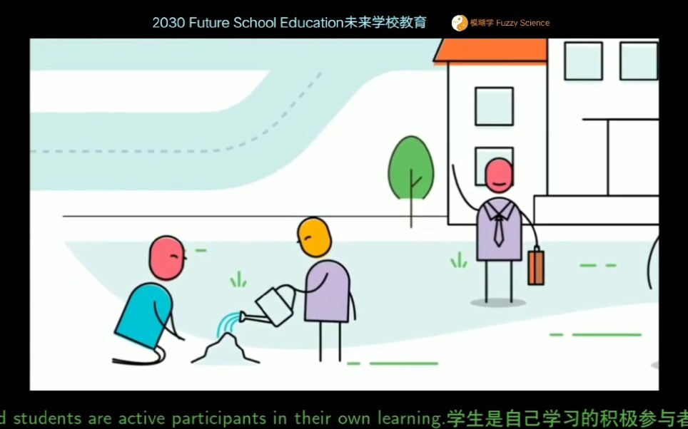 (科普)2030未来学校教育系统+中英字幕