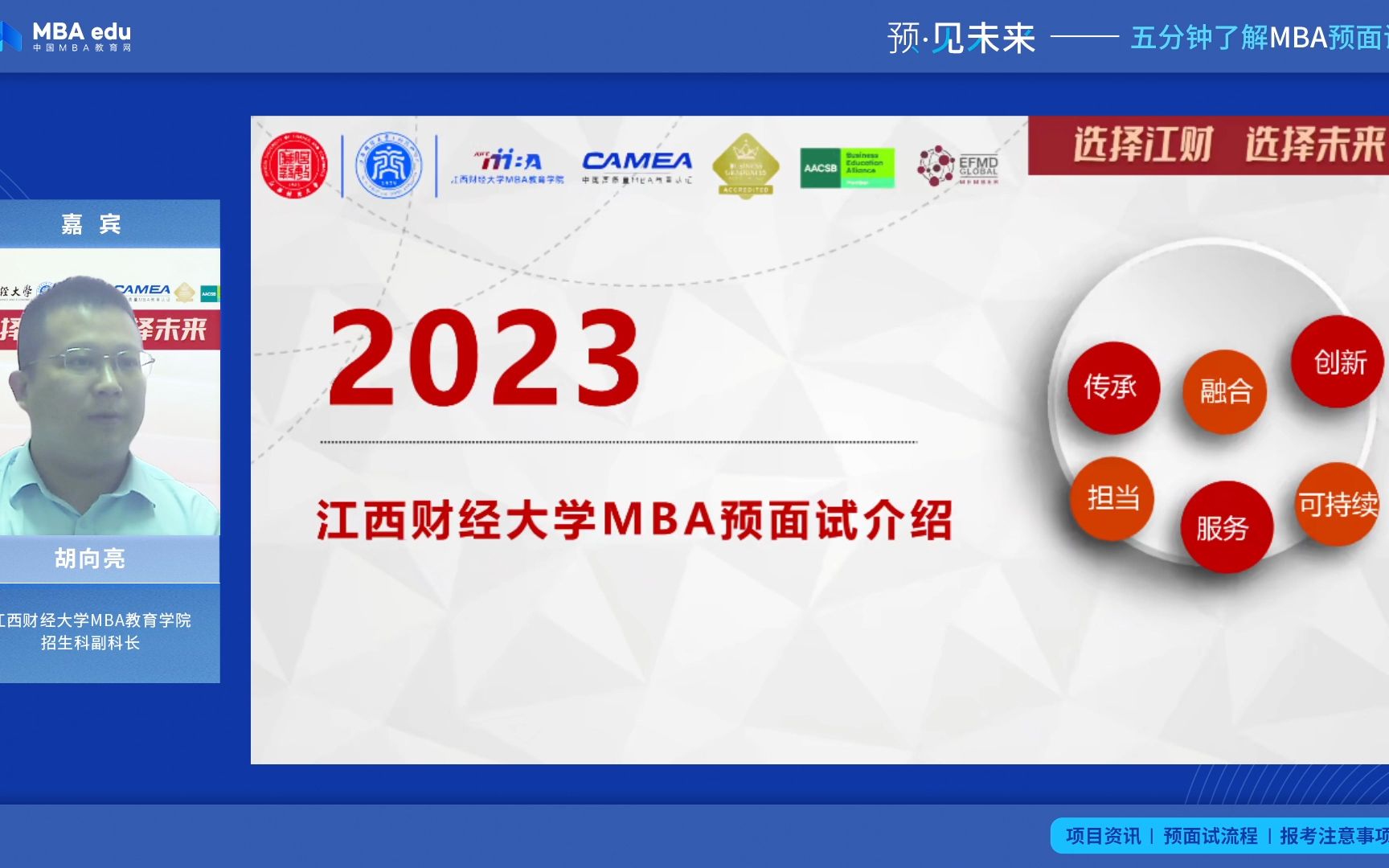 【预•见未来】江西财经大学MBA预面试