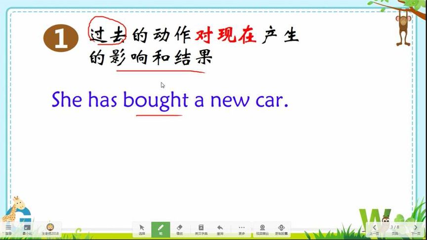 理解英语时态概念和结构,平时英语交际多使用, 现在完成时