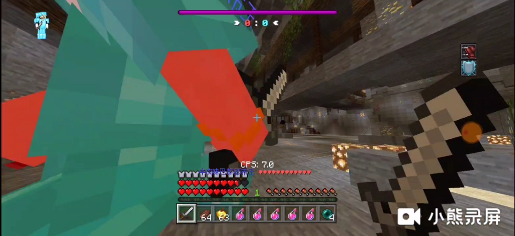 手机版我的世界PVP技巧教学第一期:combo