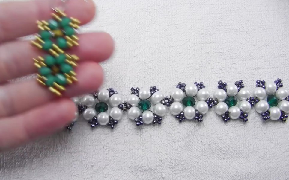 串珠珍珠项链教程