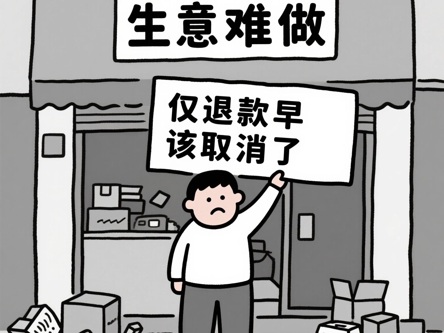 仅退款早该取消了