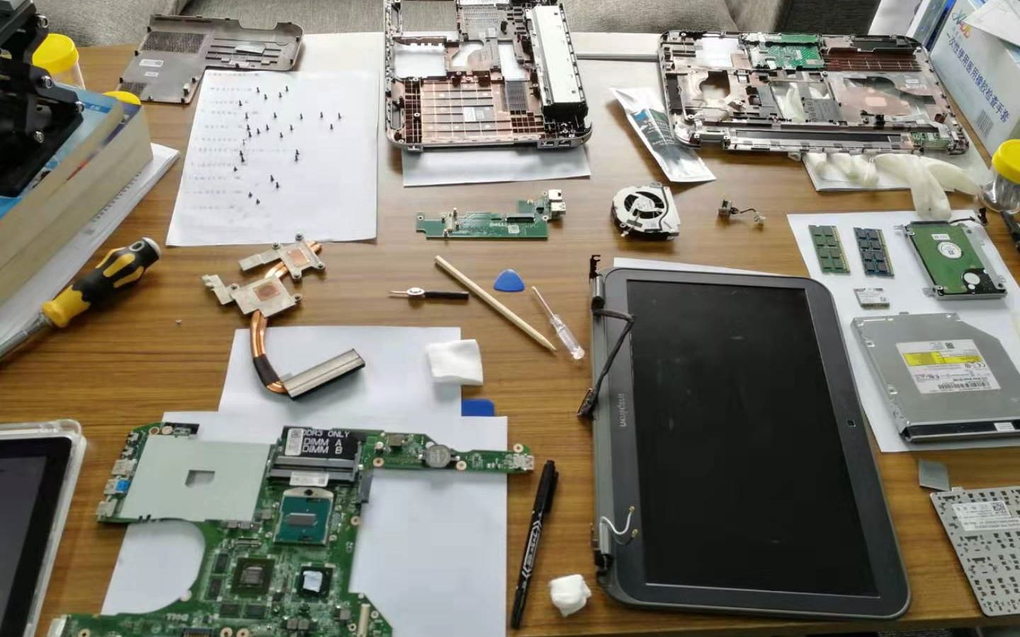 戴尔inspiron7420笔记本清灰、换硅脂