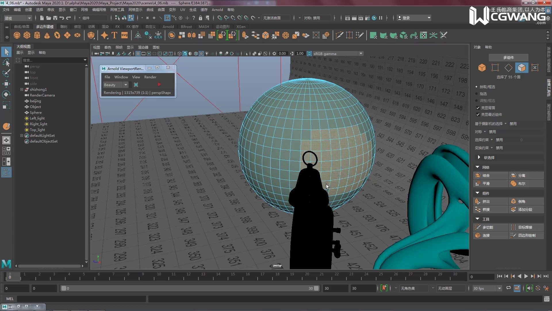 第四章第六课-使用建模工具包丨怎么学MAYA丨MAYA入门基础丨...