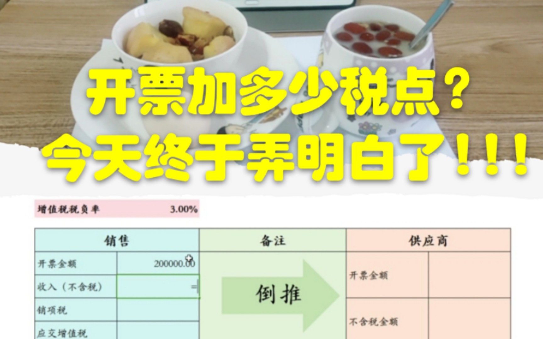 还不知道开票需要加多少税点,看完就明白了!