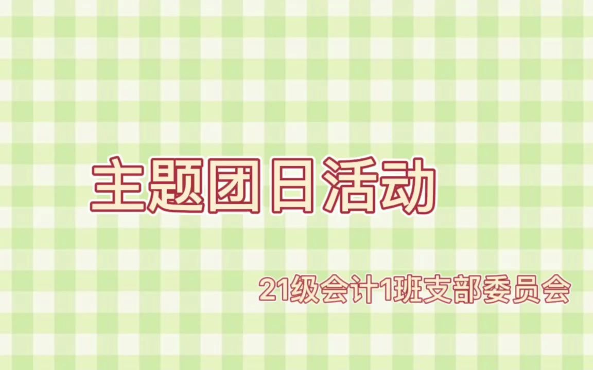 青春向党 奋斗强国--主题团日活动