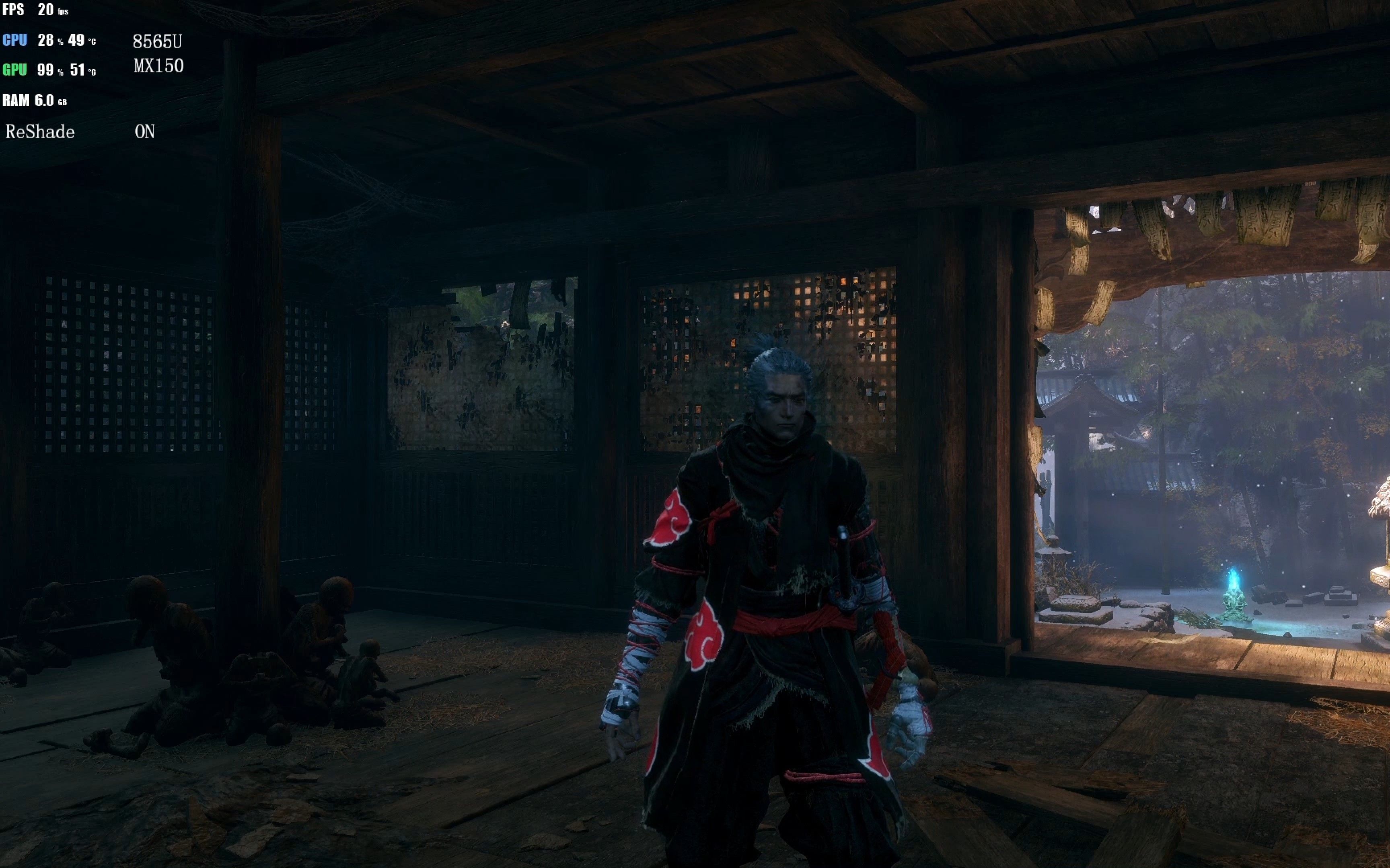 MX150显卡在只狼1080P最高画质下的性能表现