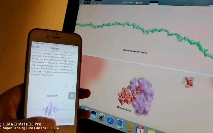 科大讯飞 语音识别 真的牛!细胞生物学英文识别很准确了,99.99%吧