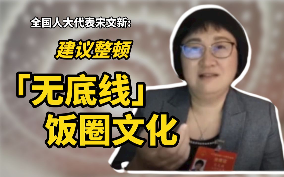 人大代表再谈“饭圈文化”:建议整顿无底线追星行为