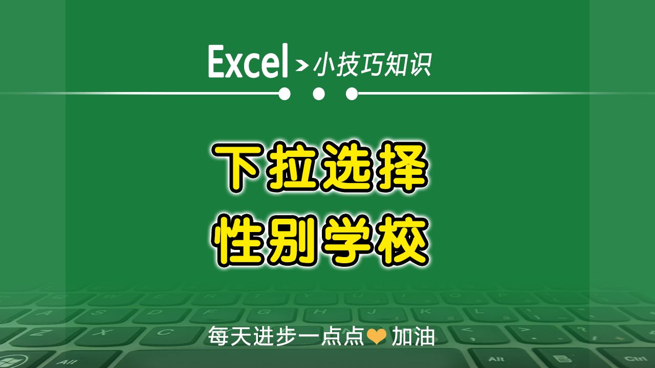 Excel中用序列制作下拉选择输入内容