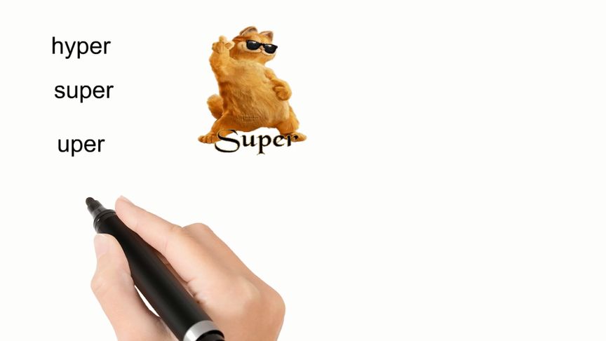 学英语 词源知识之hyper 英语单词
