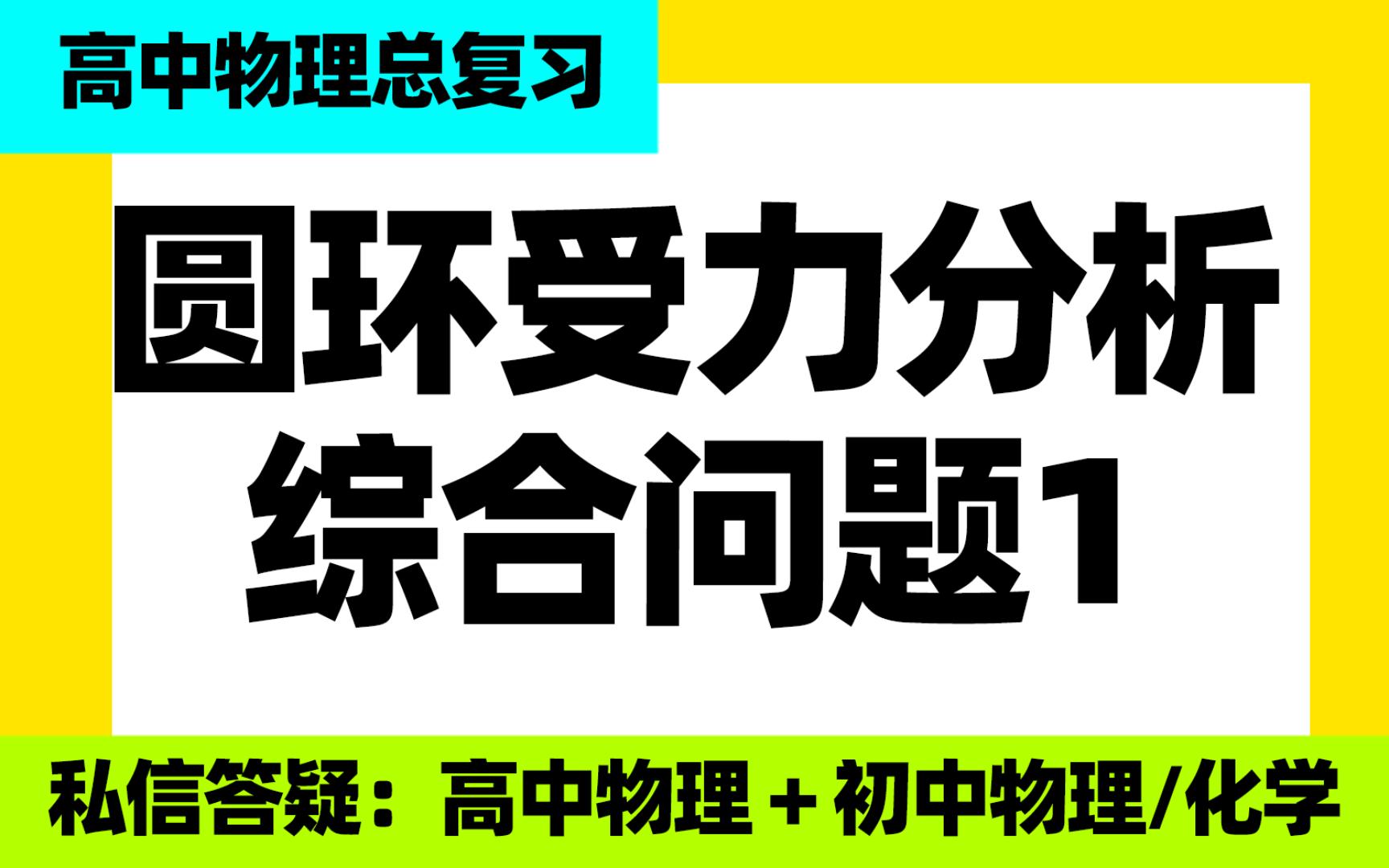 高中物理总复习:圆环受力分析综合问题1