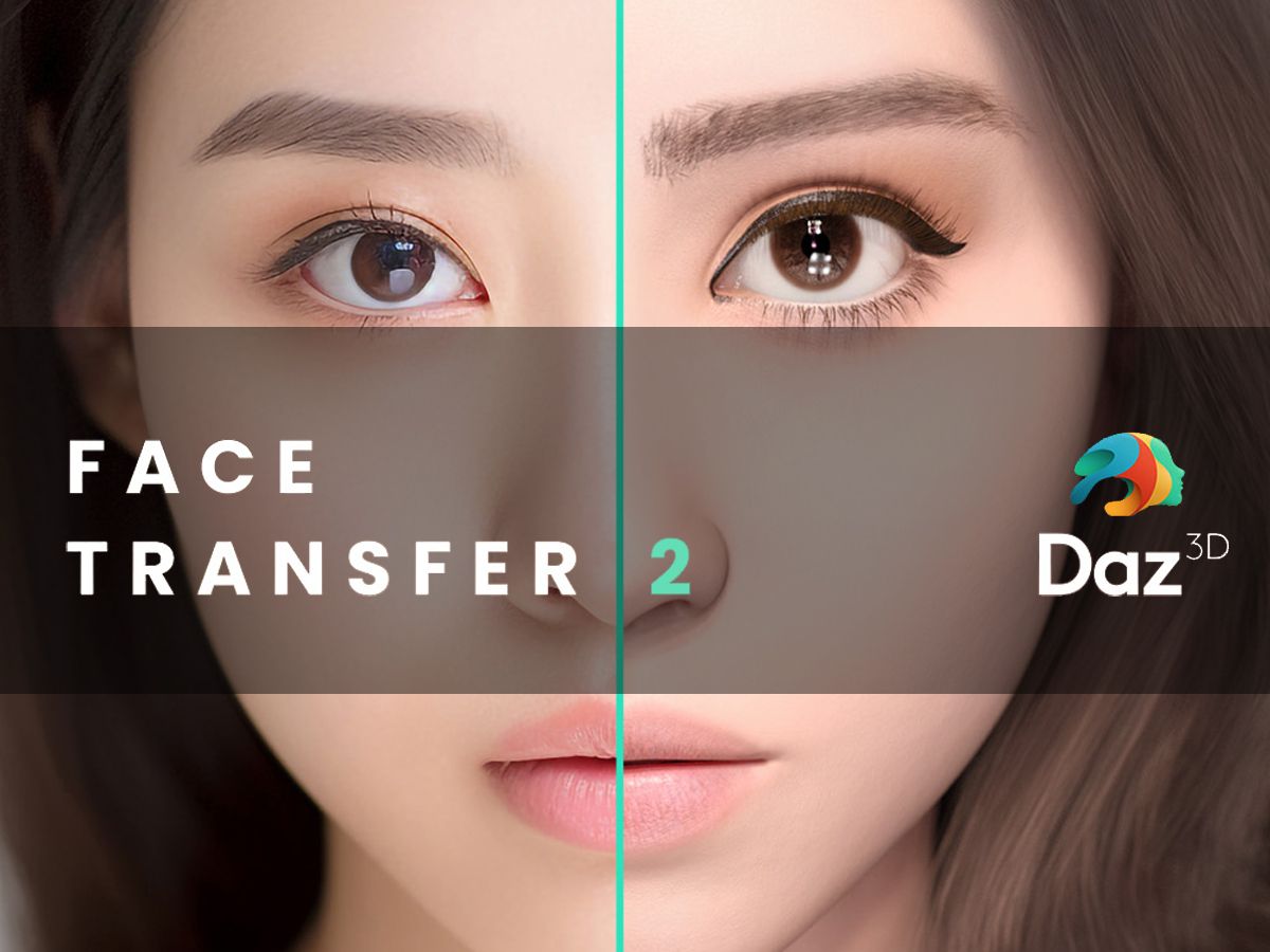Daz 3D - Face Transfer 2插件:照片生成3d角色的简单使用
